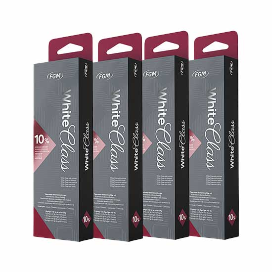 4x Clareador Dental White Class 10% - DentalBianco